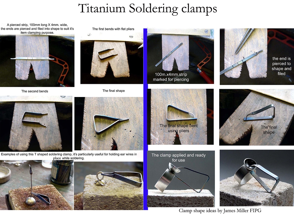 These are some shapes and uses of titanium soldering clamps - Jewelry ...